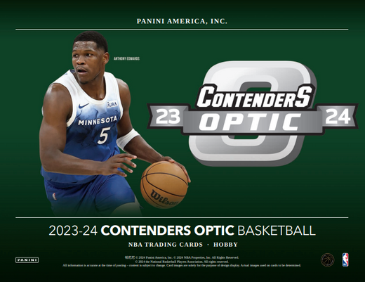 2023-24 Panini Contenders Optic NBA Basketball Checklist – WAXZONE